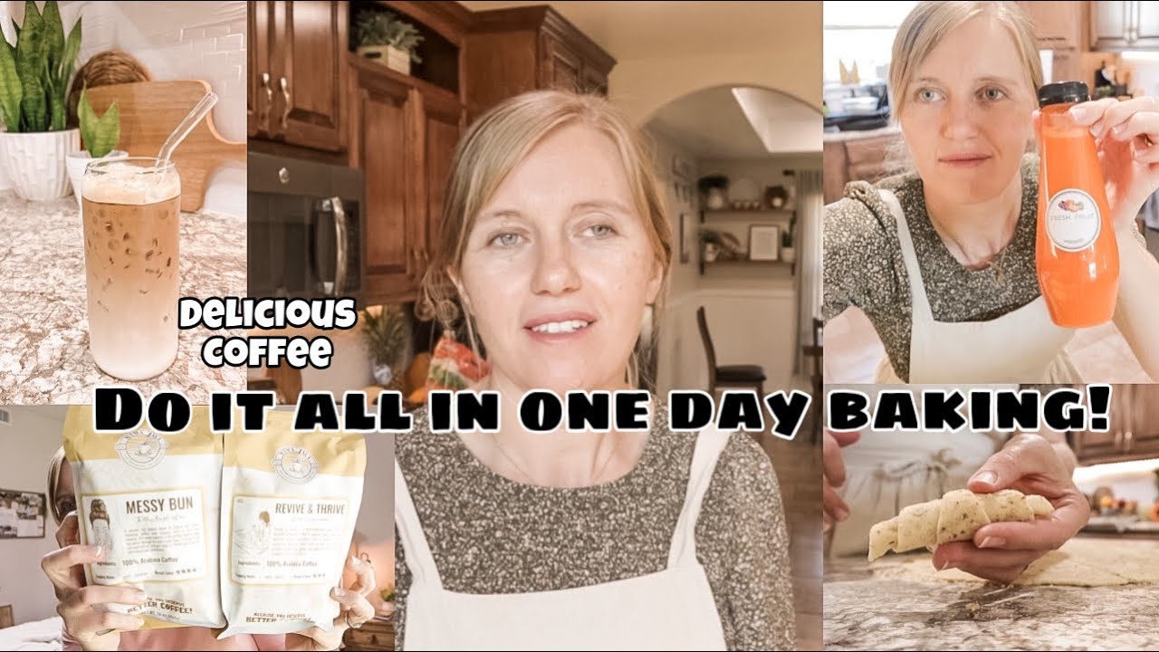 Do it all in one day Baking! mama Java kept me energized, (plautdietsch) - YouTube