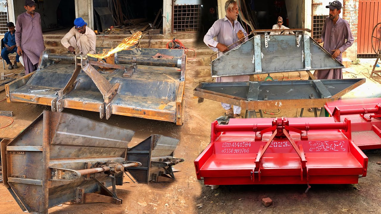 Amazing Process of Making Rice Harvesting Machine | Rice Cutter Machine ...