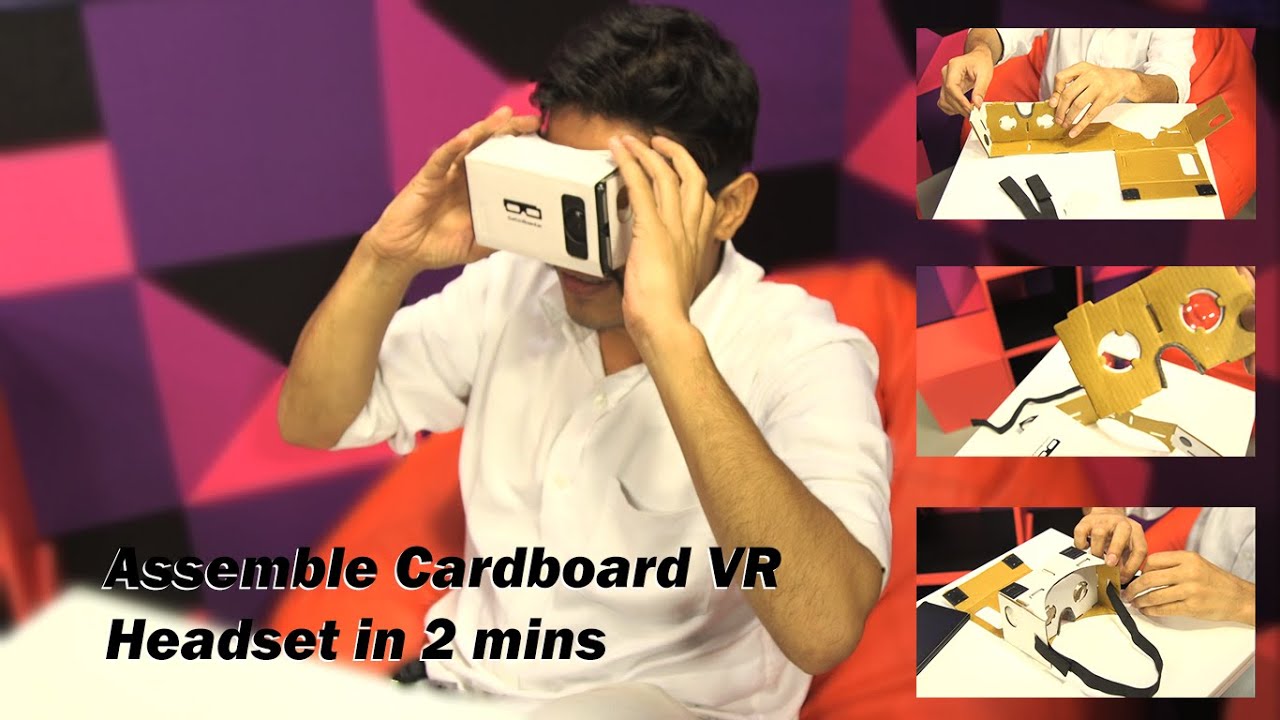 Google Cardboard 3D Virtual Reality Kit | Assemble VR Headset In ...