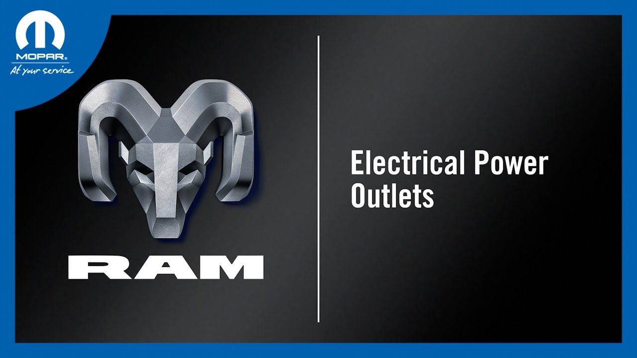Electrical Power Outlets | How To | 2025 Ram Chassis Cab - YouTube
