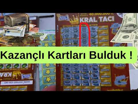Bugün Kazançlı Tüm Kazı Kazan Kartlarını Buluyoruz ! Büyük Kazançlar ! Yeni Kazı Kazan !