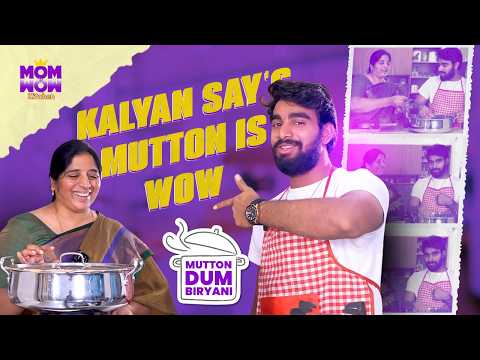 Kalyan Padala Tries Mom’s Secret Mutton Biryani… His Reaction 😳🔥