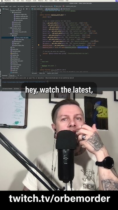 Watch This For Me...#programming #ai #wordpress #coding #gamedev #metal #piercings #twitch - YouTube