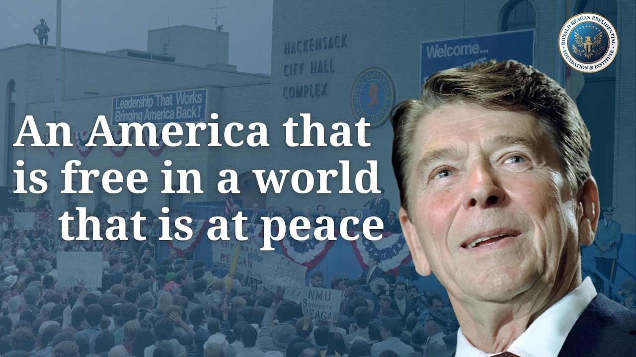 President Reagan's Rally Speech in Fairfield, Connecticut, 1984 - YouTube