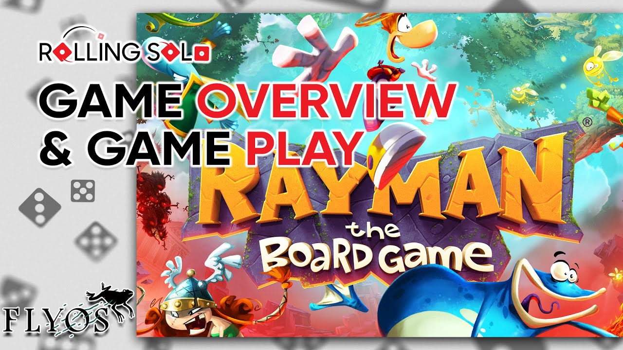 Rayman: The Board Game | Solo Playthrough | Game Overview & Gameplay ...