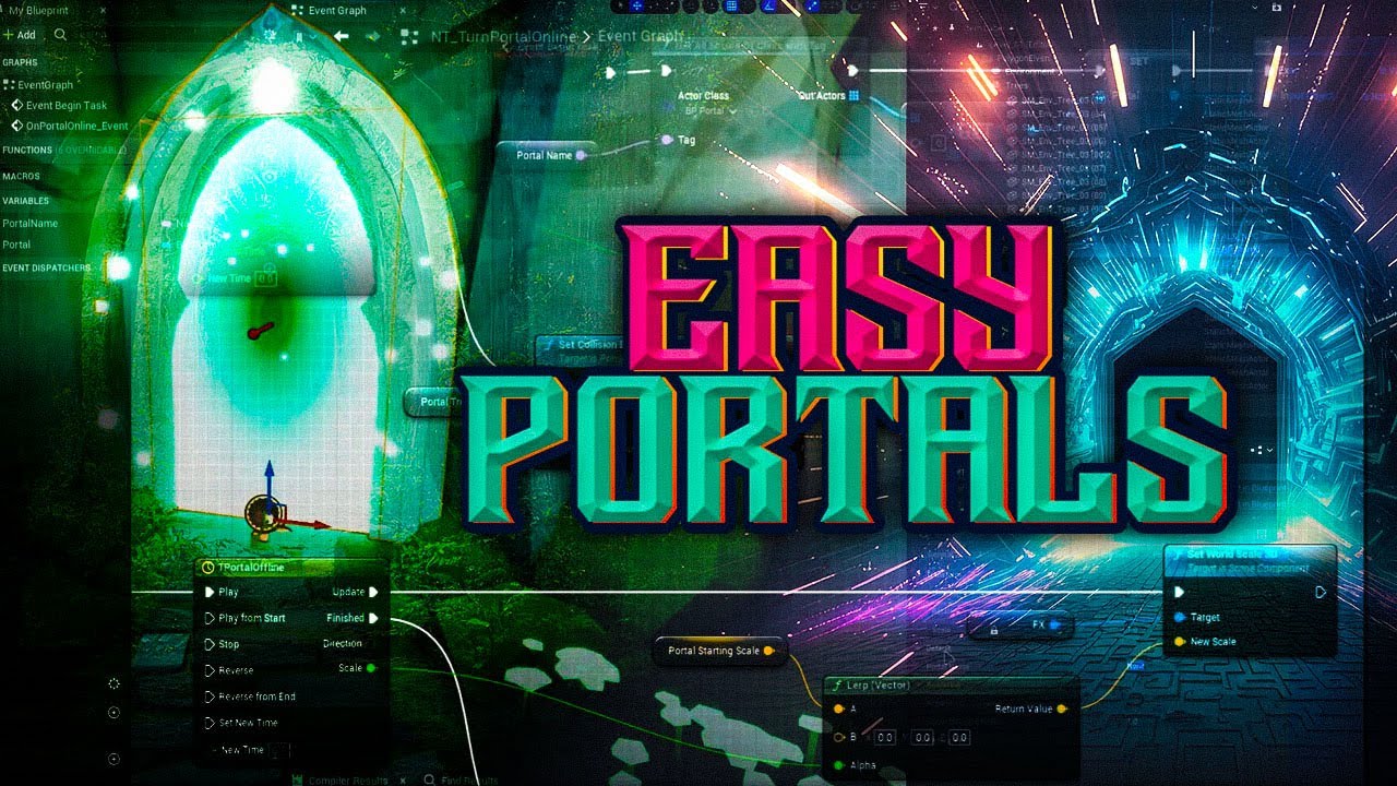 Easy Portals With Dialogue And Quests In Unreal Engine 5 Youtube