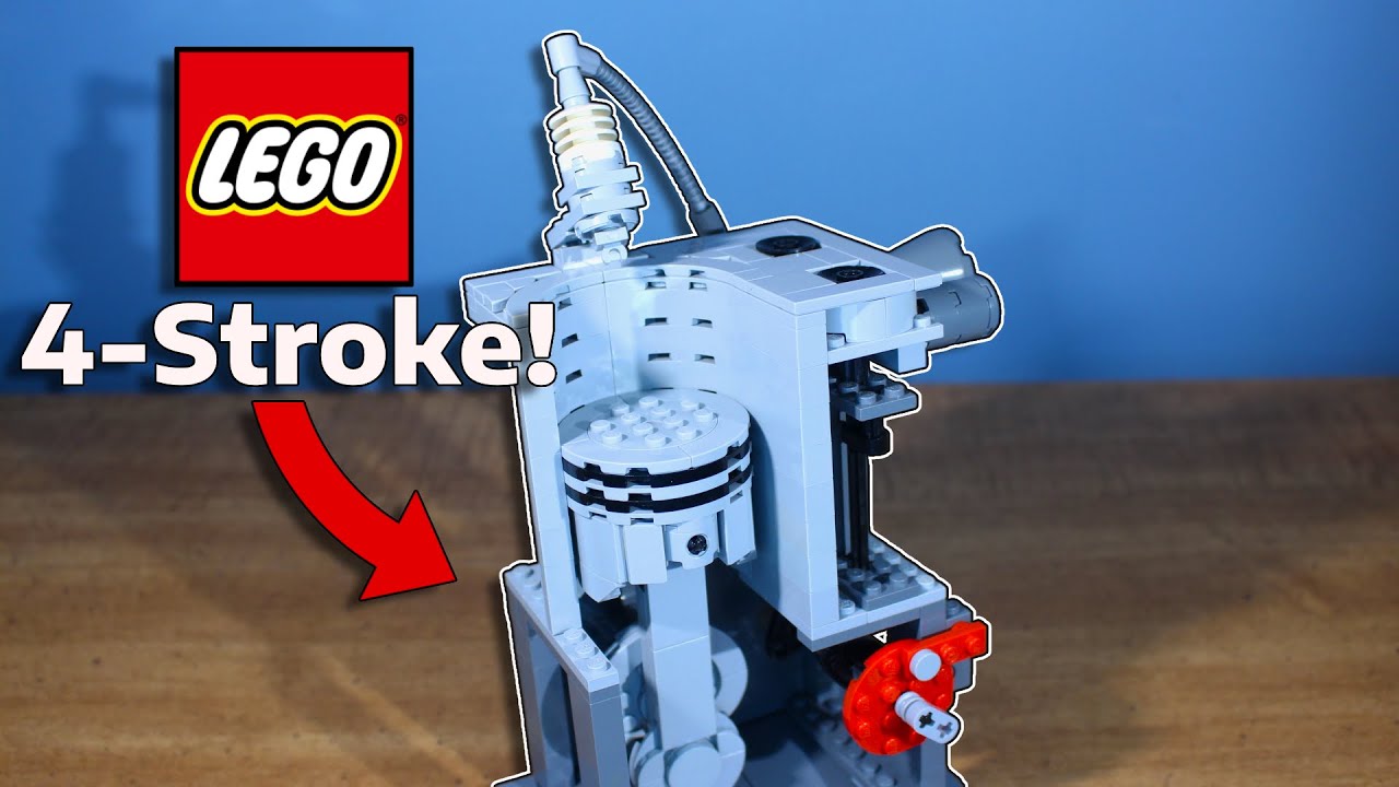 How 4-Stroke Engines Work | Explained with LEGO! - YouTube