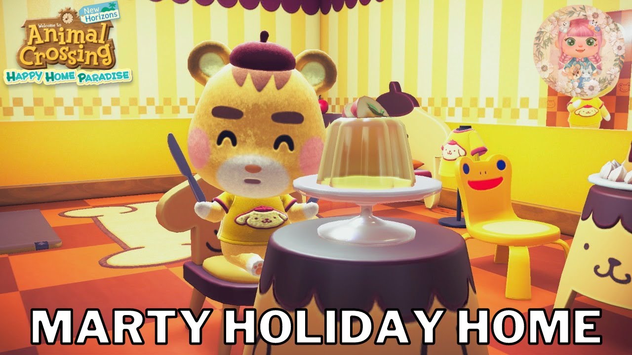 🐻 MARTY Holiday Home 🏠 in Happy Home Paradise Island 🏝️ !!! マーティー #hhp ...