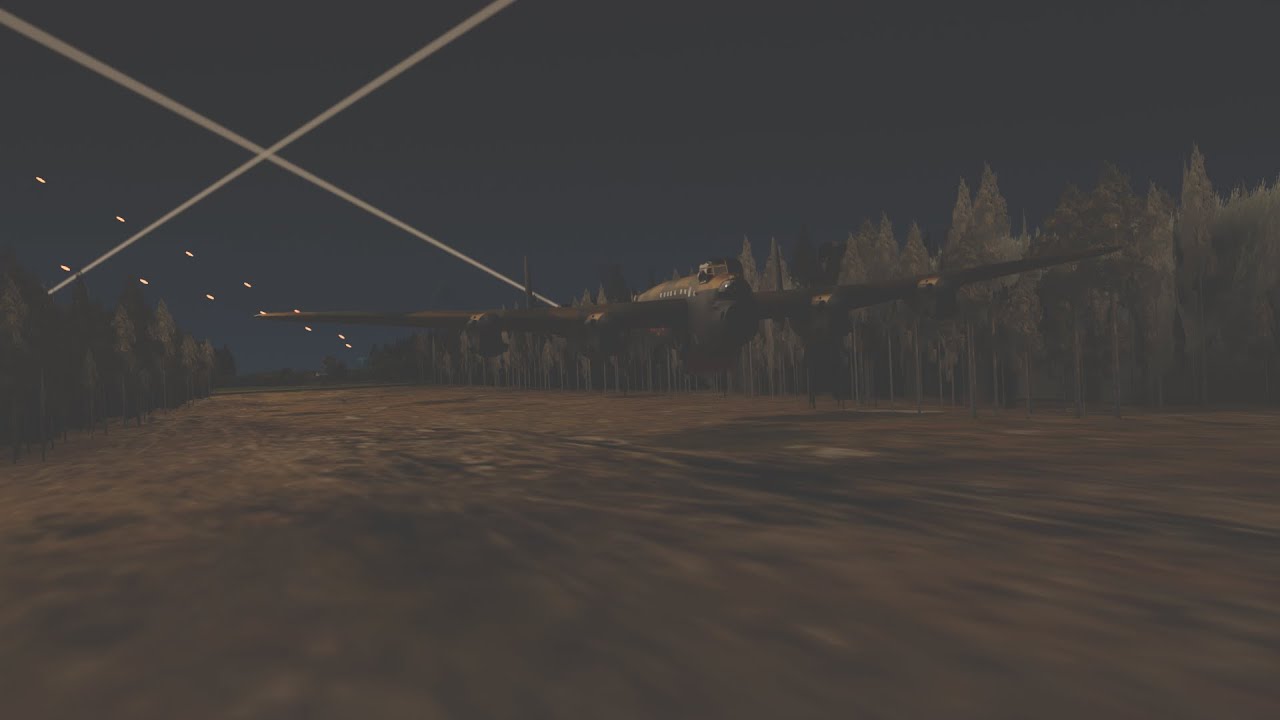 The Dambusters Project - Test Shot G_03a - Flying Down the Fire Break ...