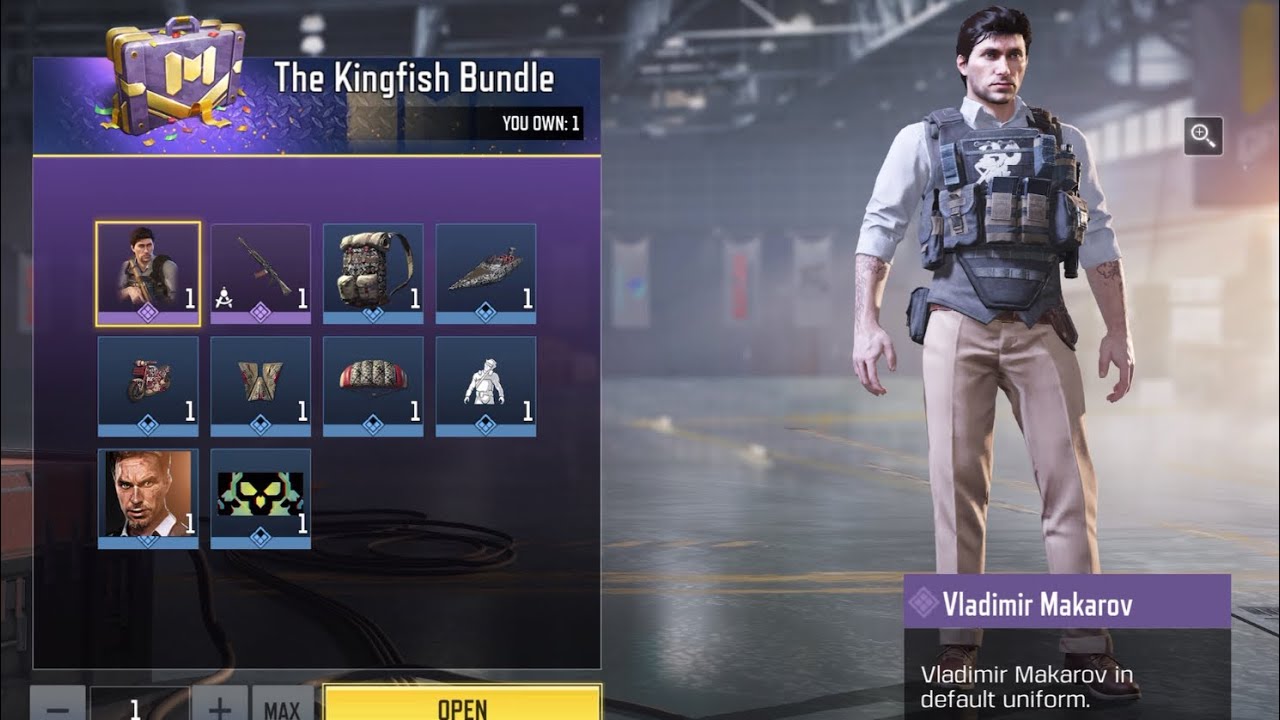 Codm Opening The Kingfish Bundle | Vladimir Makarov & ASM10 Doomed ...