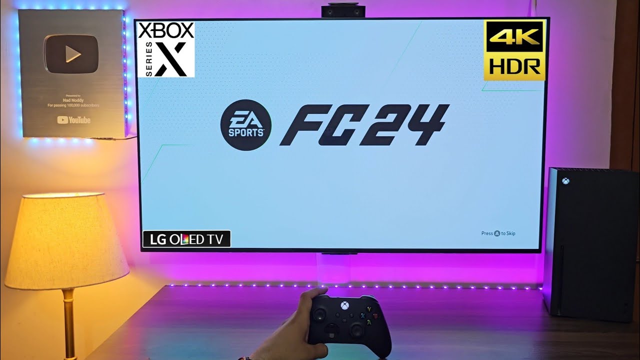 EA FC24 (XBOX SERIES X) 4K HDR 60FPS | LG OLED C3 - YouTube