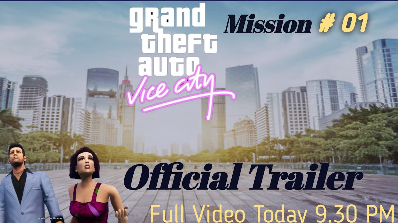 Gta vice city | Official Trailer | vice city game | Ak gamer's | - YouTube