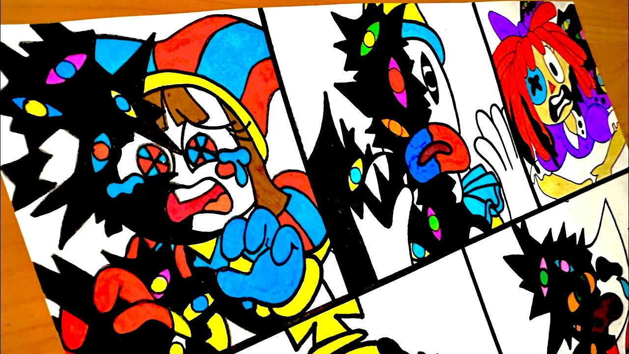Drawing ABSTRACTED THE AMAZING DIGITAL CIRCUS! - YouTube