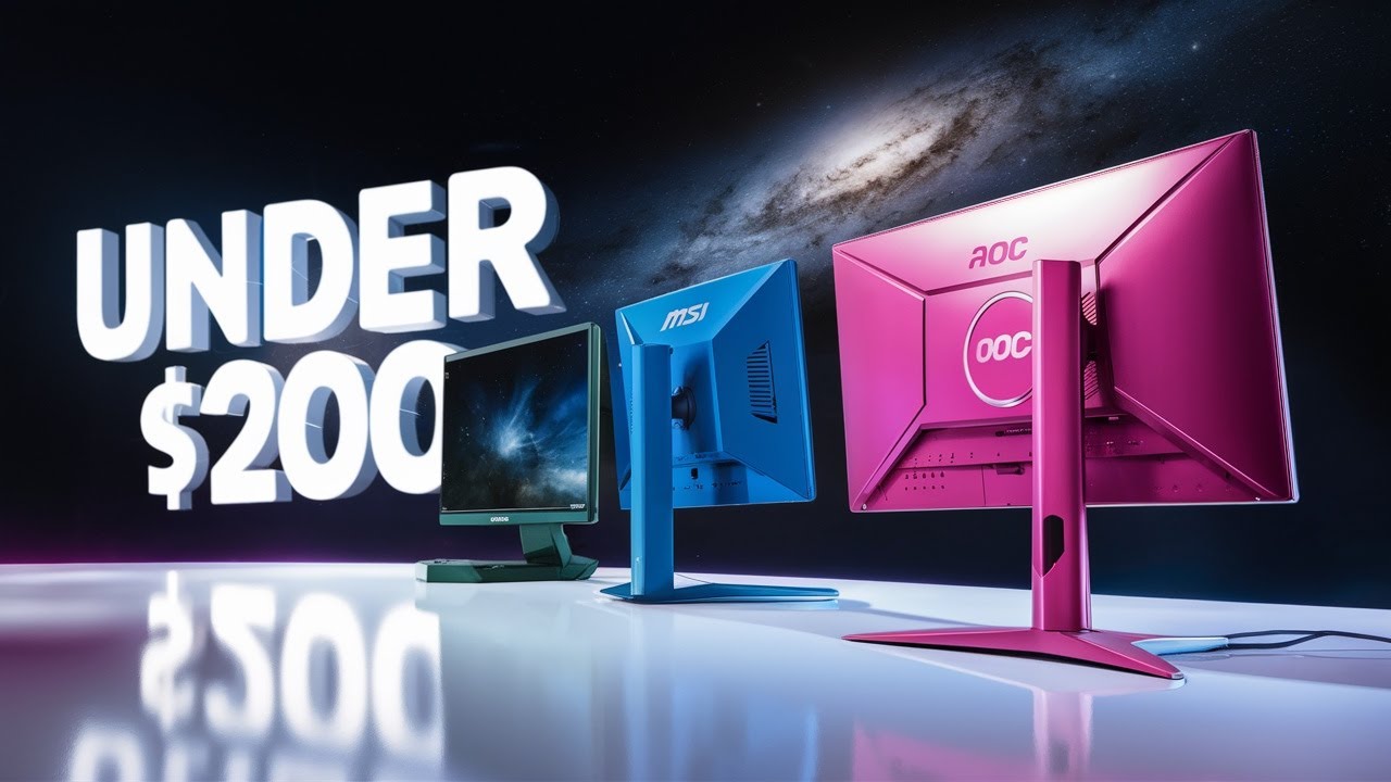 Best Gaming Monitors under $200 in United States 2025 ⚡Budget Gaming ...