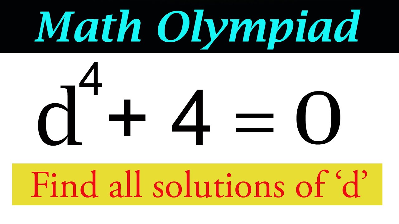 Find all solutions of Quartic equation - YouTube