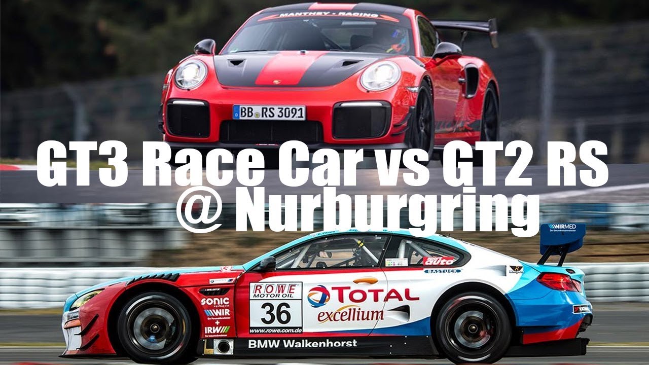 How fast is a GT3 Racecar vs the GT2RS MR around the Nordschlife ...