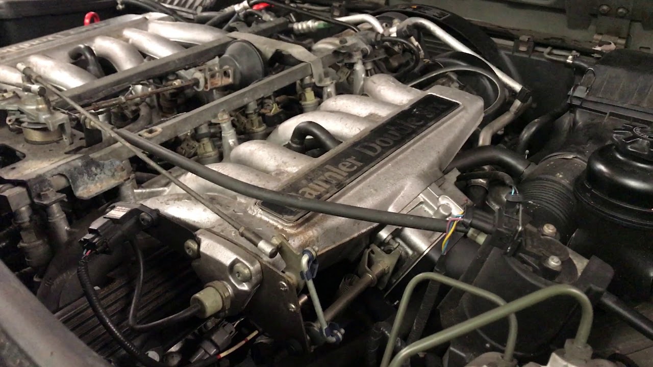 Daimler Double Six first run after 10 years - X305 X300 Daimler Jaguar ...