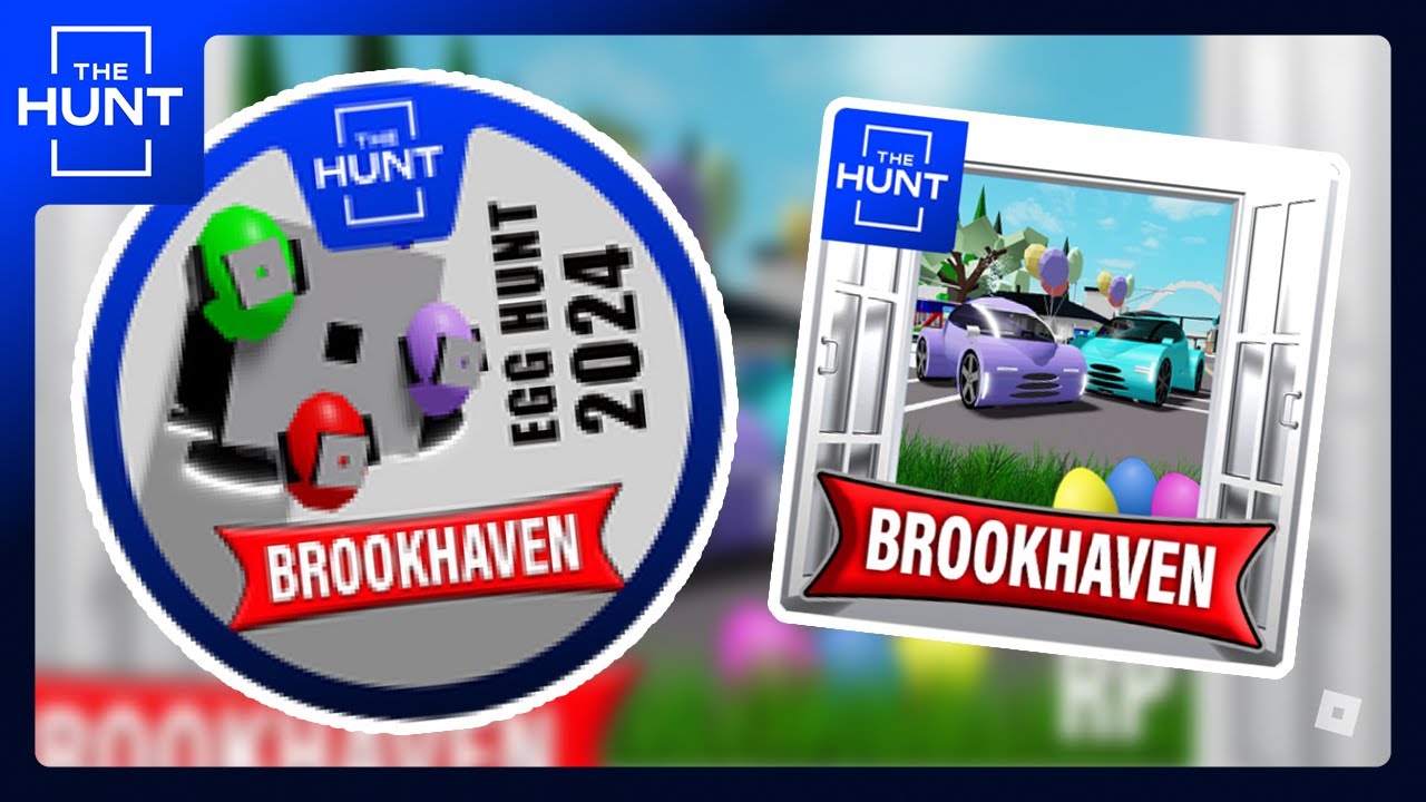 [THE HUNT] How to get THE HUNT: FIRST EDITION (BROOKEHAVEN) 2024 badge ...