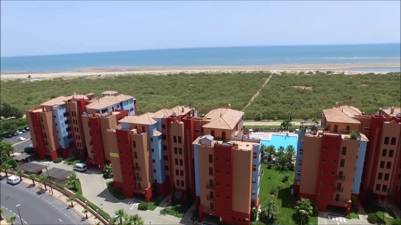 Isla Canela - The Beach, Drone Fly Over & Aerial Views - YouTube