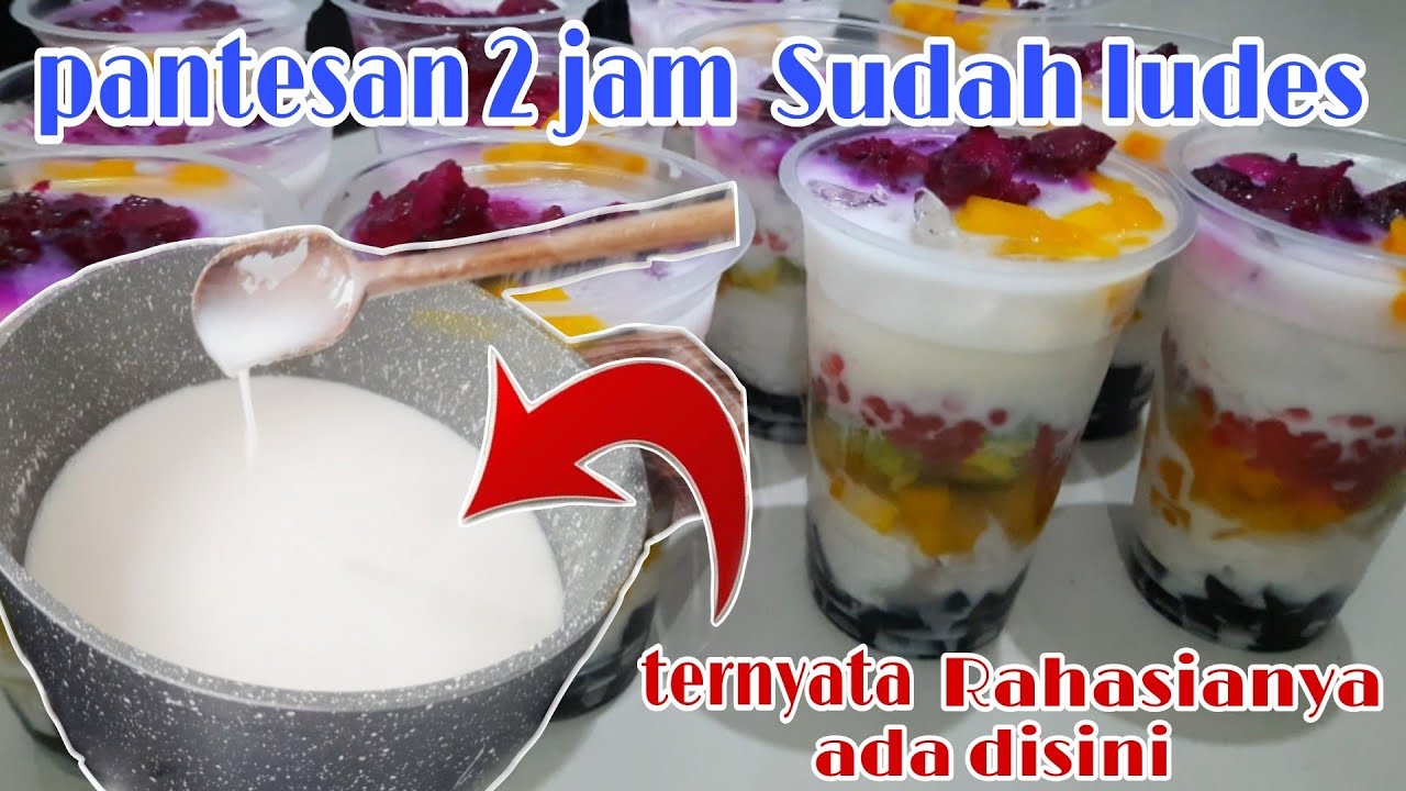 PANTESAN AJA RAME‼️ TERNYATA INI RESEP RAHASIA KUAH CREAMER ES TELER ...
