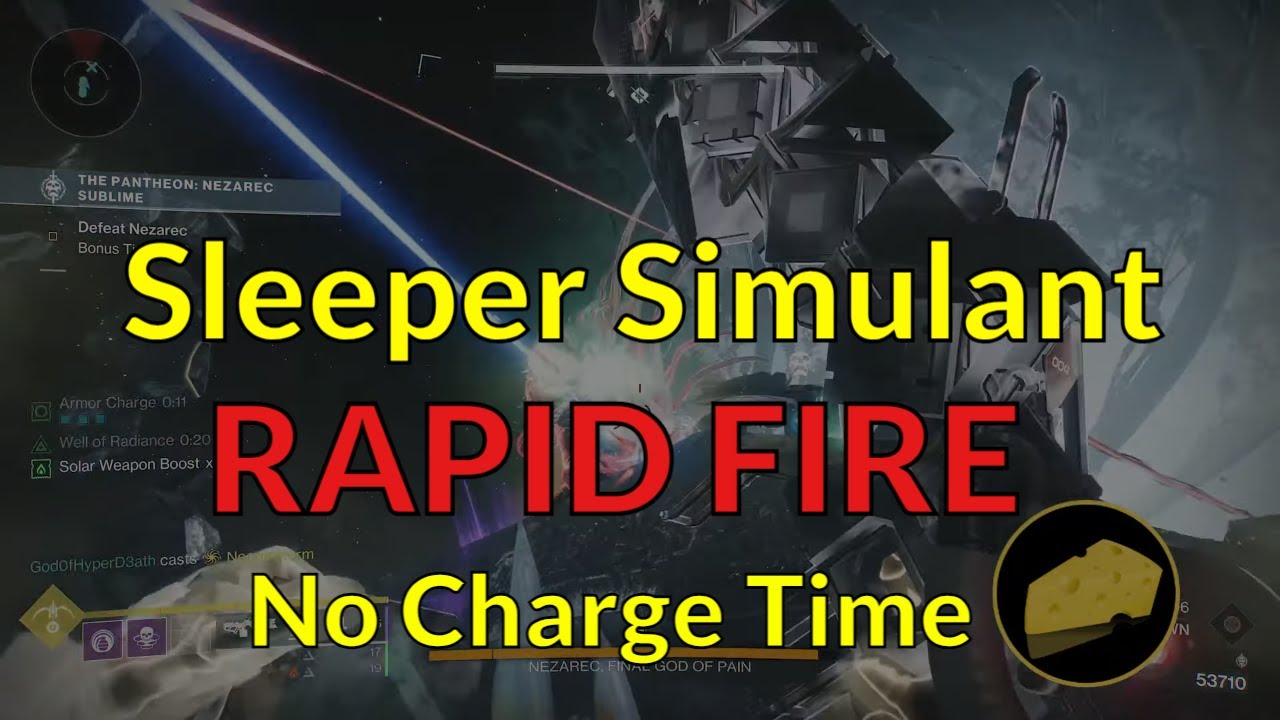Sleeper Rapid Fire Hack - Nezarec Sublime Root Nightmare Raid Simulant Exotic Glitch No Charge ...