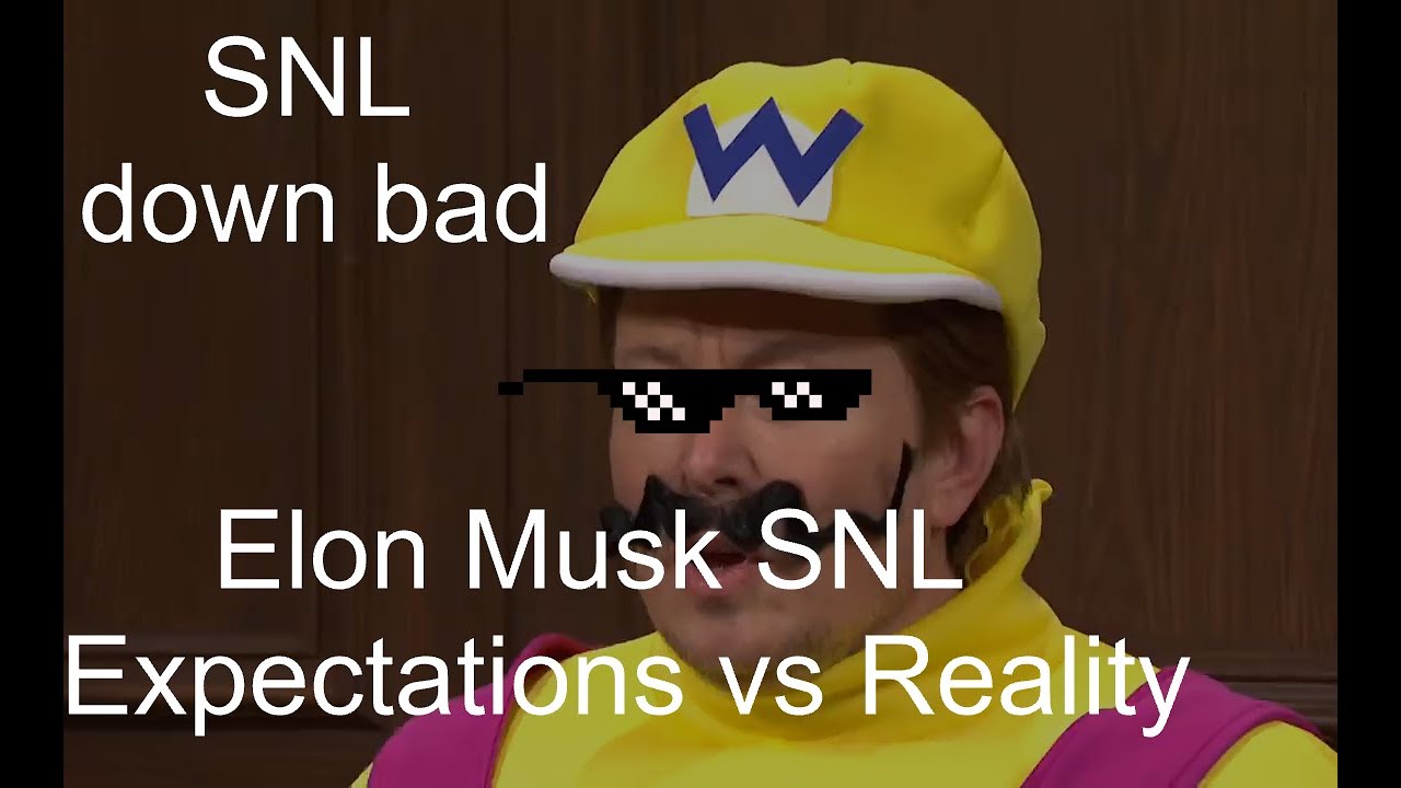 Elon Musk SNL - Expectations vs Reality - YouTube