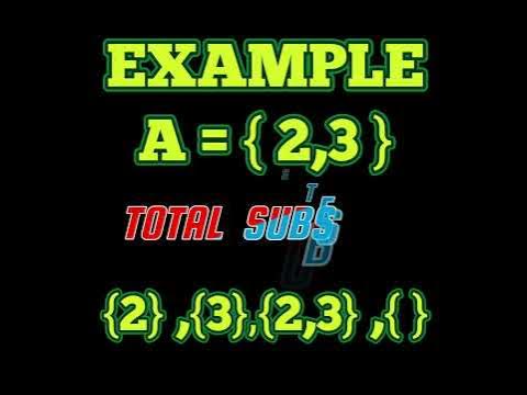 What Is Subset ? - Youtube