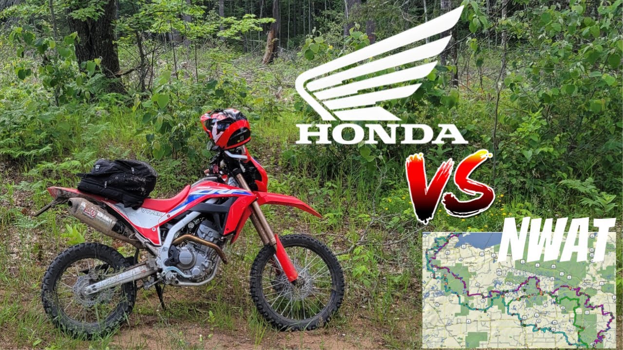 GETTING MY ASS KICKED BY THE NWAT! CRF300L vs The Northern Wisconsin ...