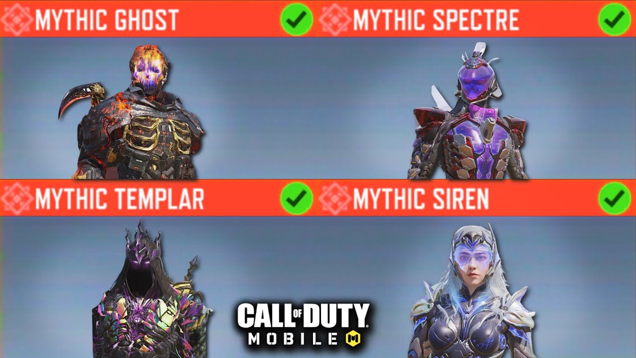 I Used EVERY MYTHIC CHARACTER in COD MOBILE - YouTube