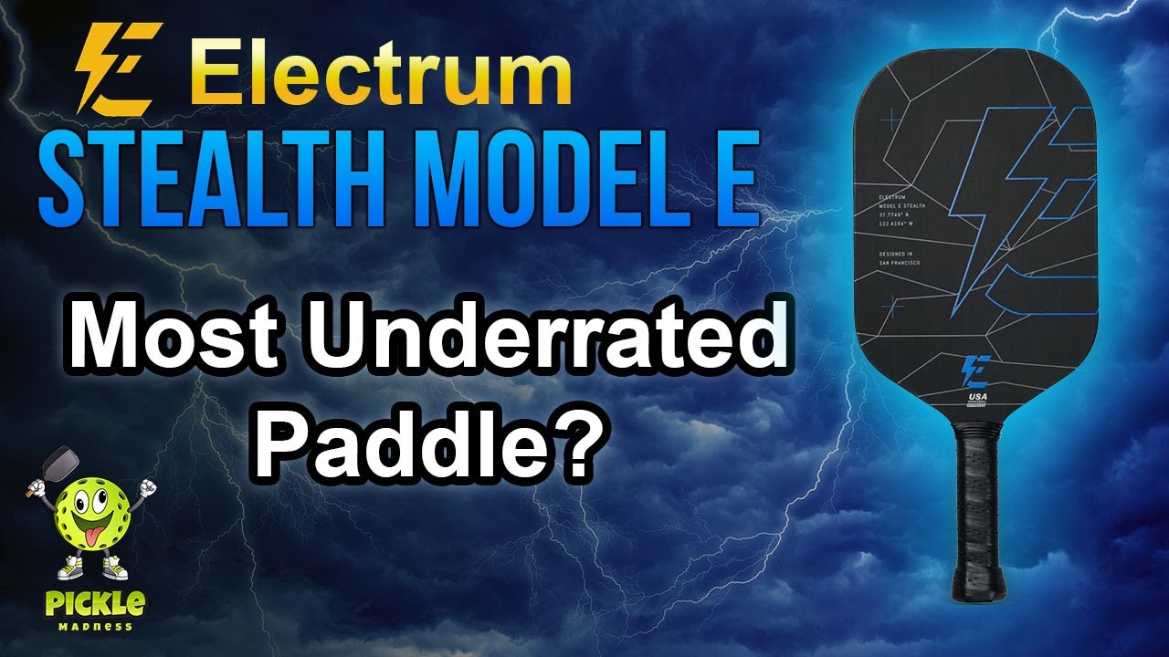 Electrum Stealth Model E Pickleball Paddle Review - YouTube
