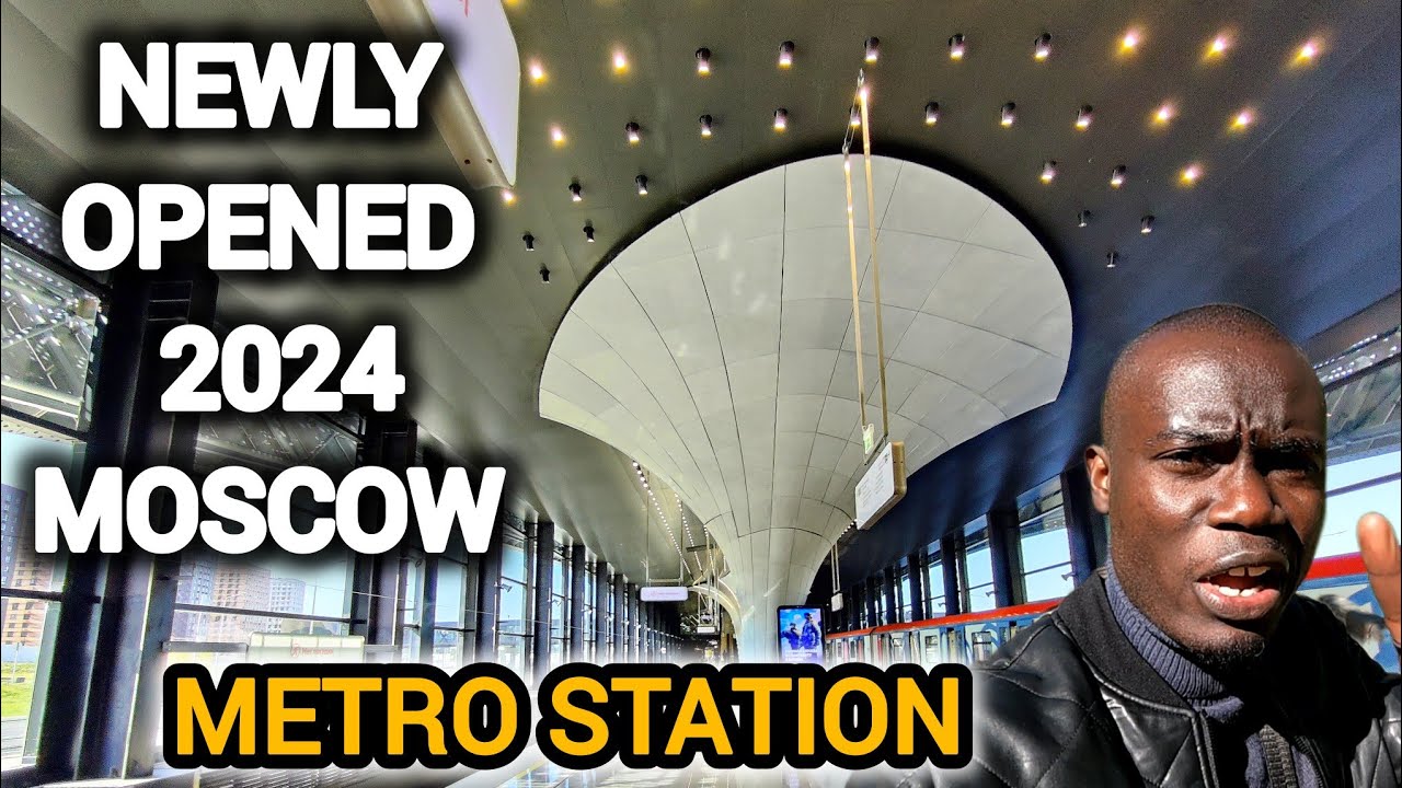 Exploring Newly Opened 2024 Moscow's Futuristic Metro Station in Russia ...