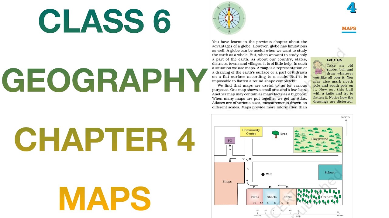 Reading NCERT Class 6 Geography Chapter 4: Maps|Useful for school exams ...