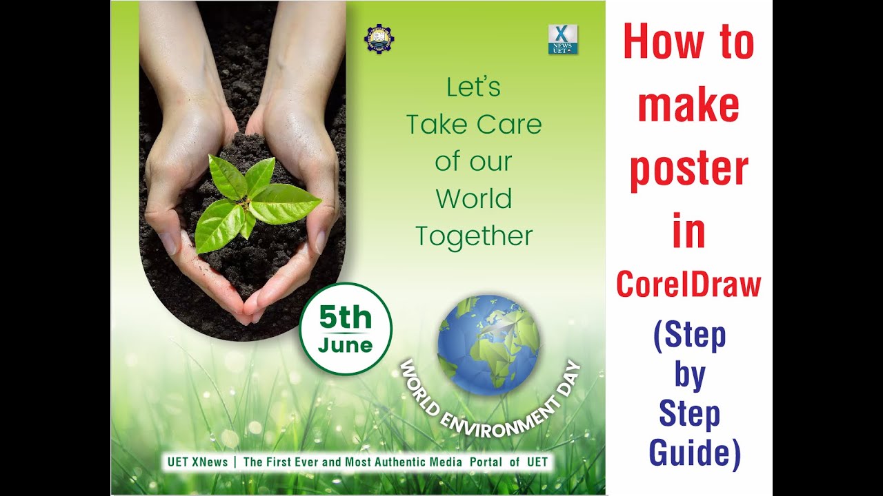 Poster Design in CorelDraw - YouTube