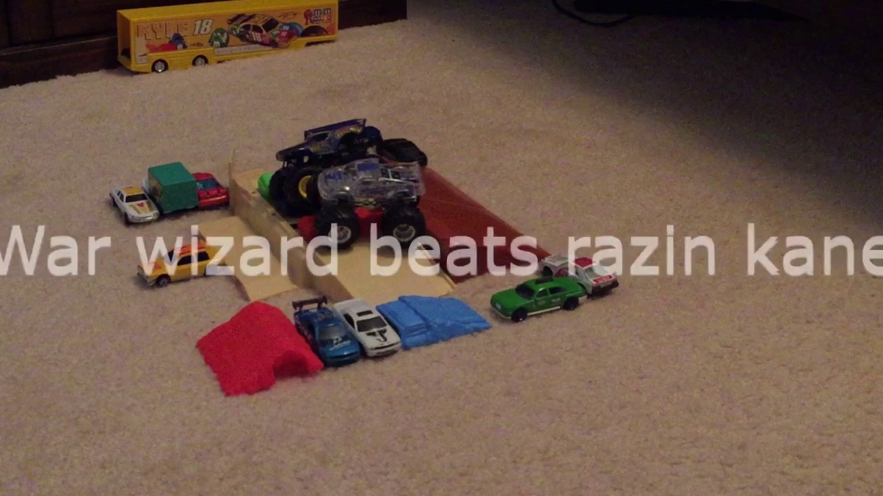 Stop Motion Monster Jam Arlington TX Racing - YouTube