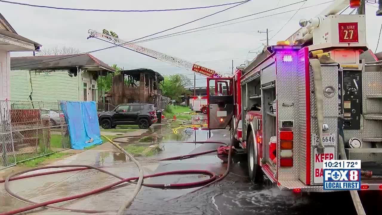 Easter morning fire destroys two properties in Seventh Ward, NOFD says ...