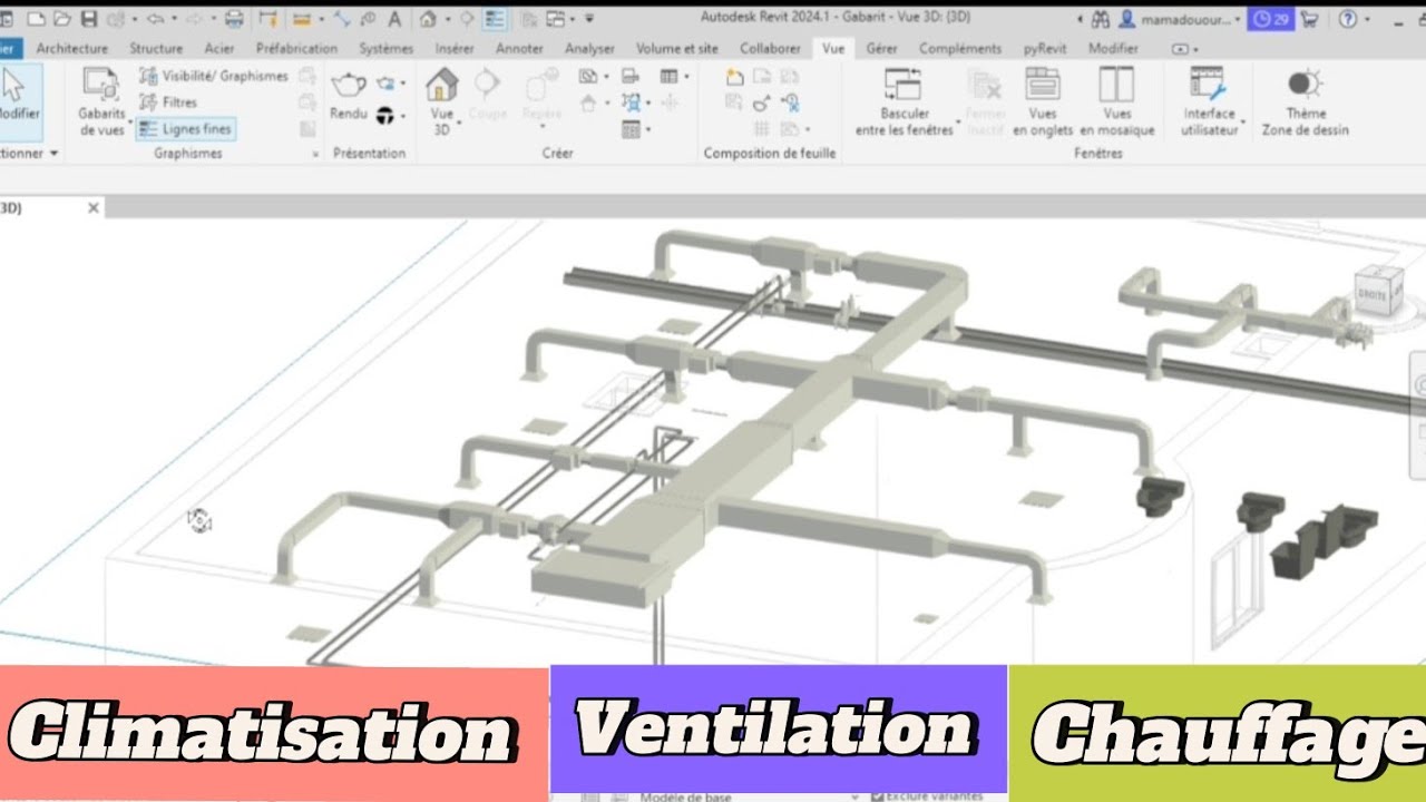Les Systèmes du bâtiment | HVAC sur Revit - YouTube