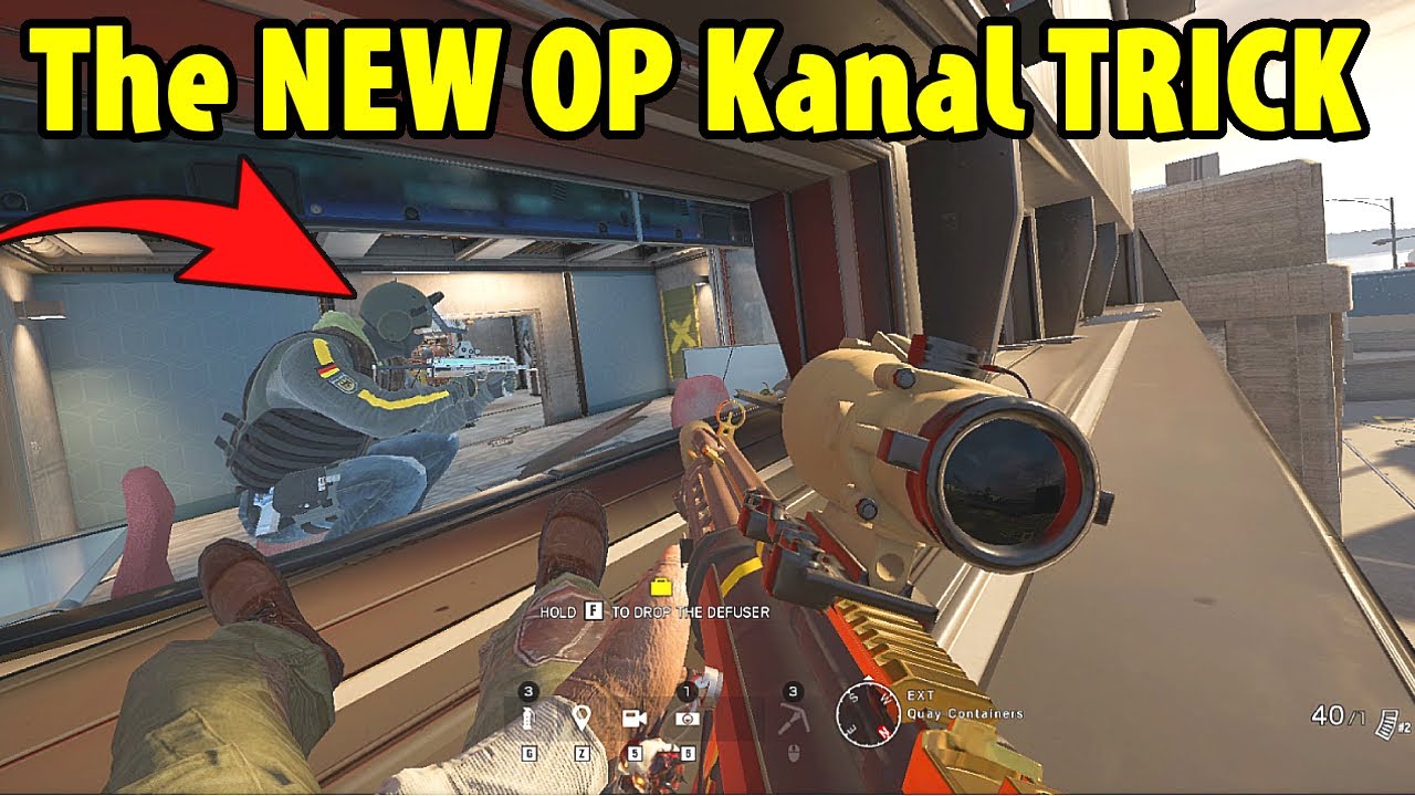 The NEW * 3 BILLION IQ * Kanal Trick | Recruit Has ACOG ! - Rainbow Six ...