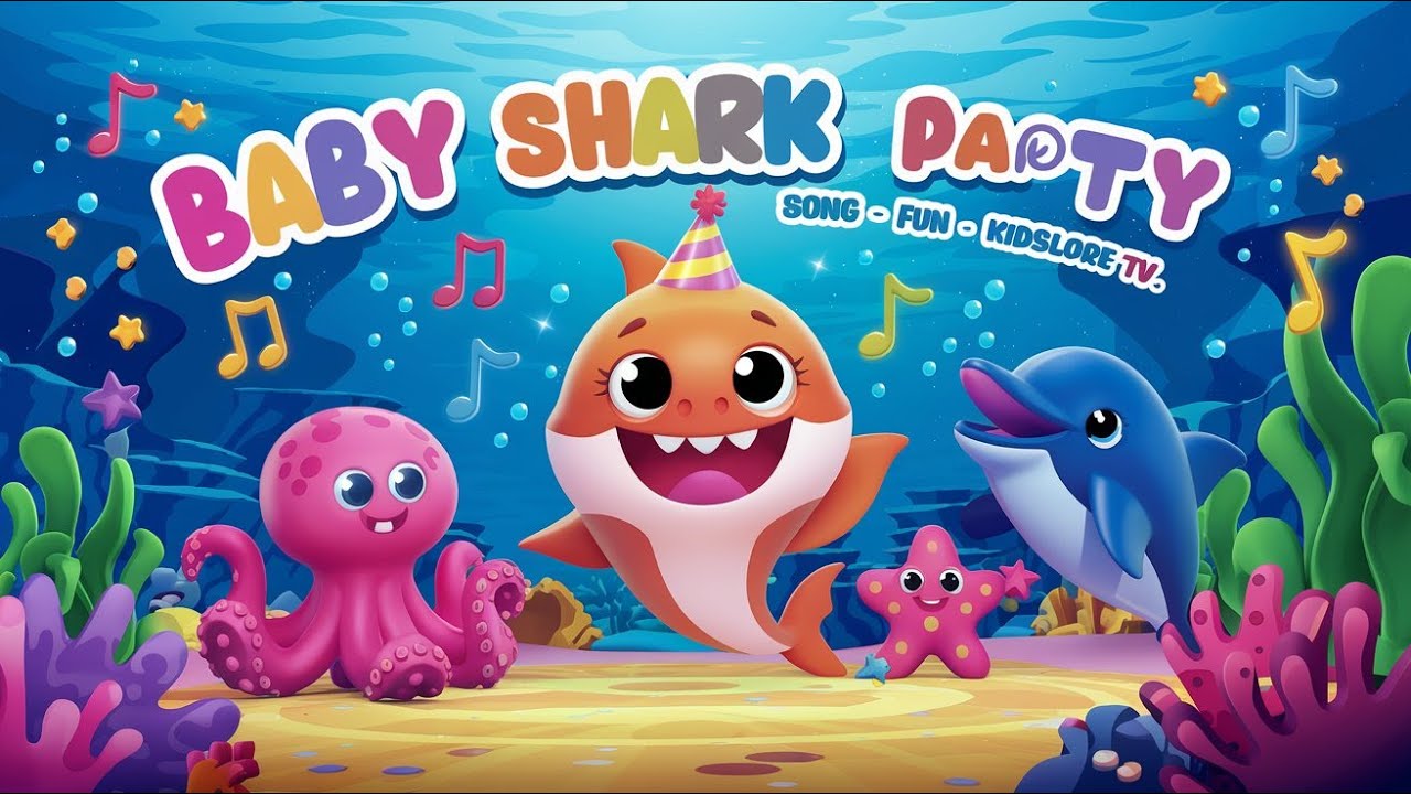 "Baby Shark Dance Party Song - Fun for Kids! | Kidslore TV" - YouTube