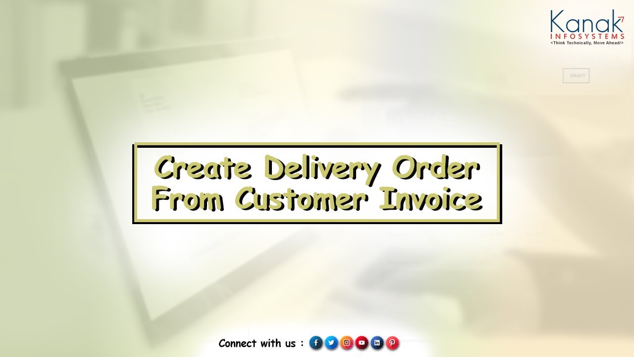 How to Create Delivery Order from Customer Invoice in Odoo - YouTube