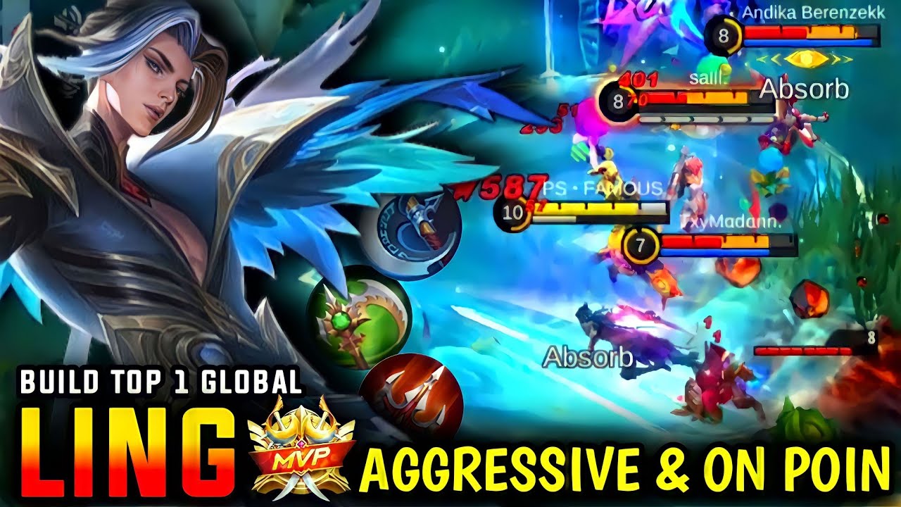 LING SUPER AGGRESSIVE & ON POIN GAMEPLAY WITH BEST ROTATION!!🔥🔥 LING TOP GLOBAL | LING FASTHAND ...