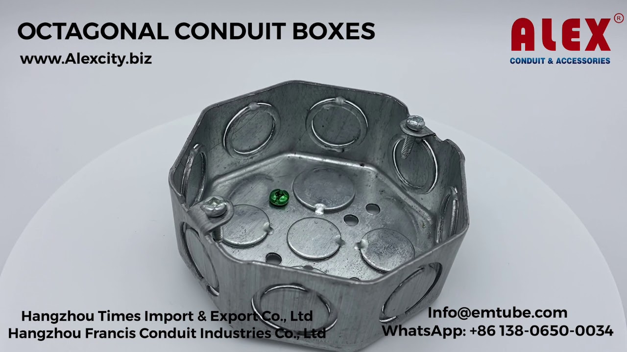 ALEX® Octagonal Conduit Boxes - YouTube