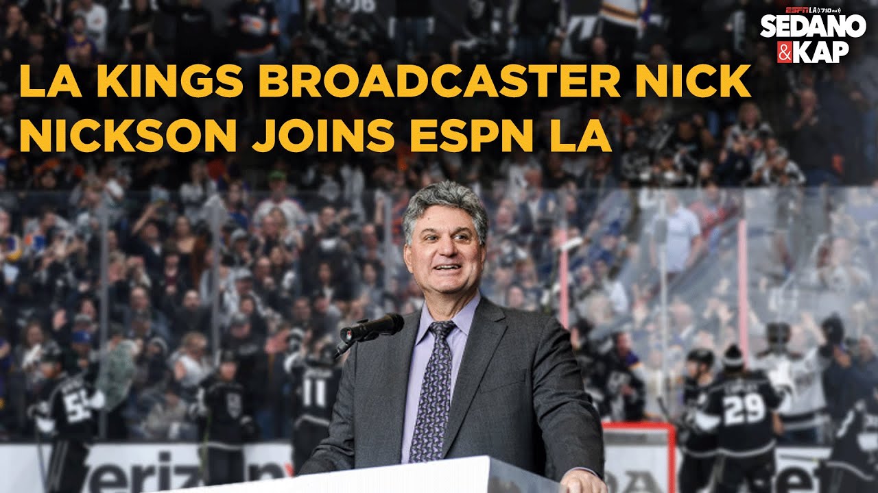 LA Kings broadcaster Nick Nickson joins Sedano & Kap on ESPN LA! - YouTube