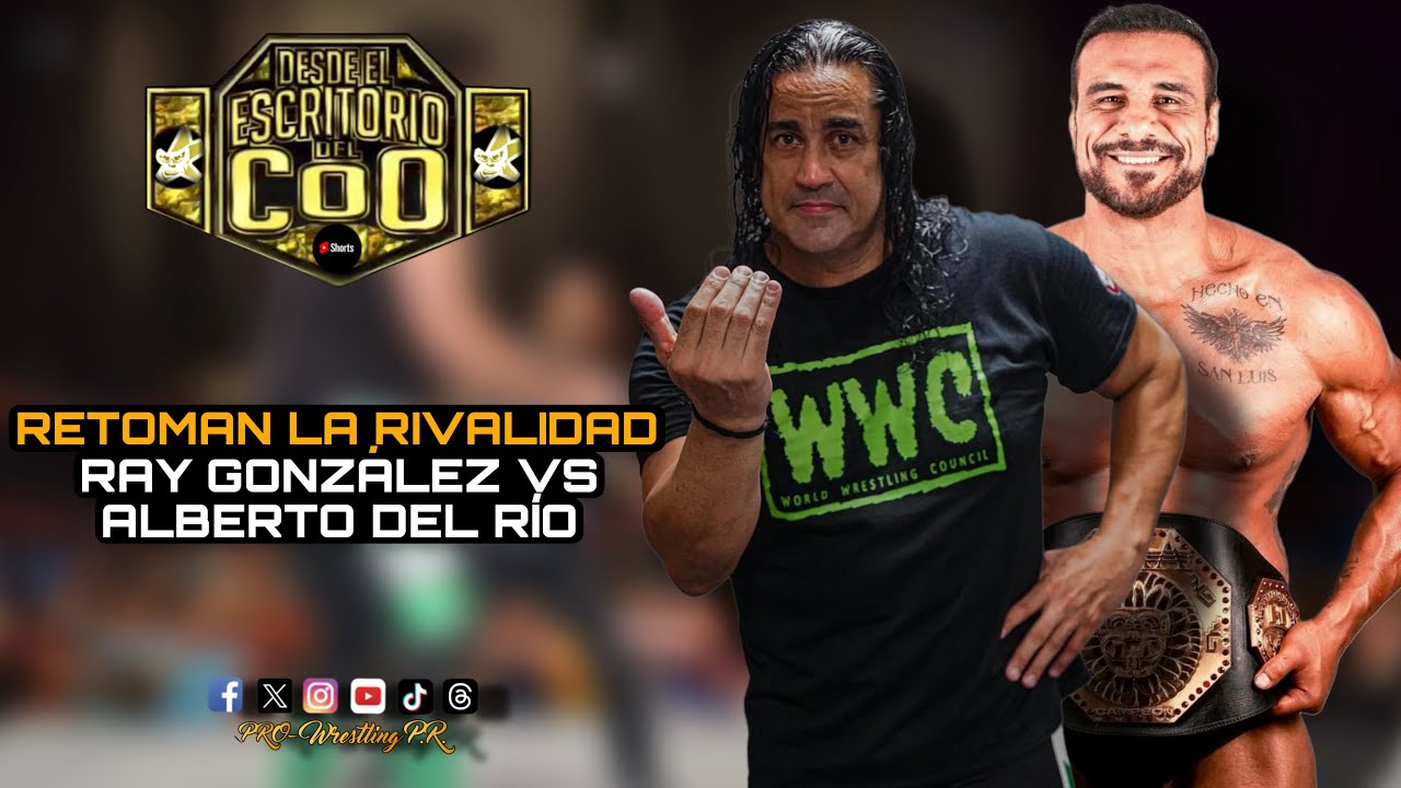 RAY GONZALEZ vs ALBERTO DEL RIO En Septiembre Negro - YouTube