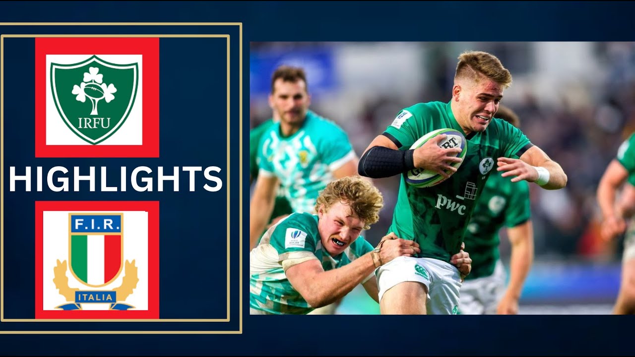 HIGHLIGHTS: Ireland u20 vs Italy u20 | June 2024 - YouTube