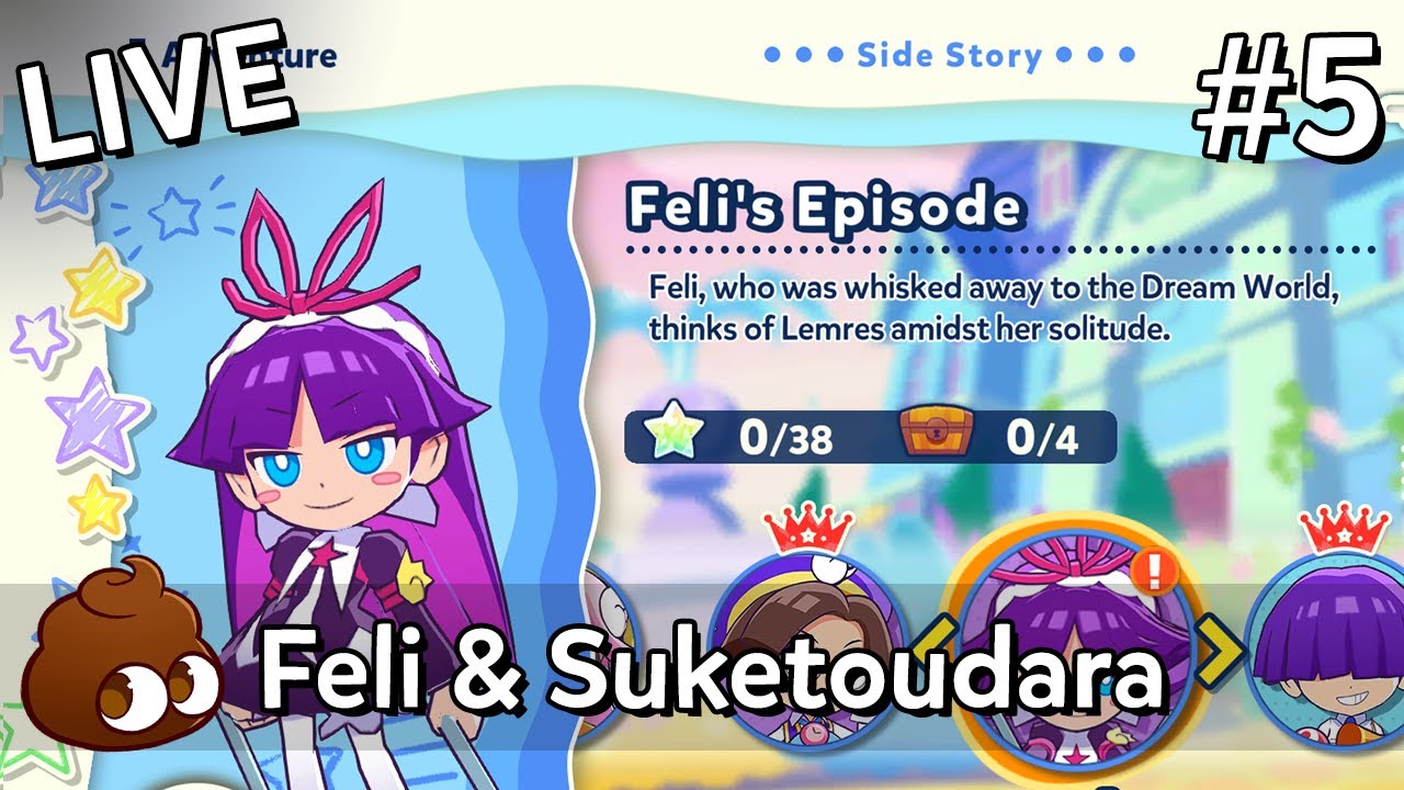 「LIVE」Puyo Puyo Puzzle Pop (#5): Suketoudara's Episode, Feli's Episode ...