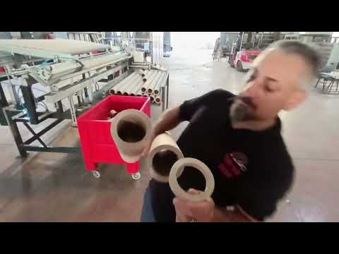 full otomatik kağıt boru boy doğrama makinası