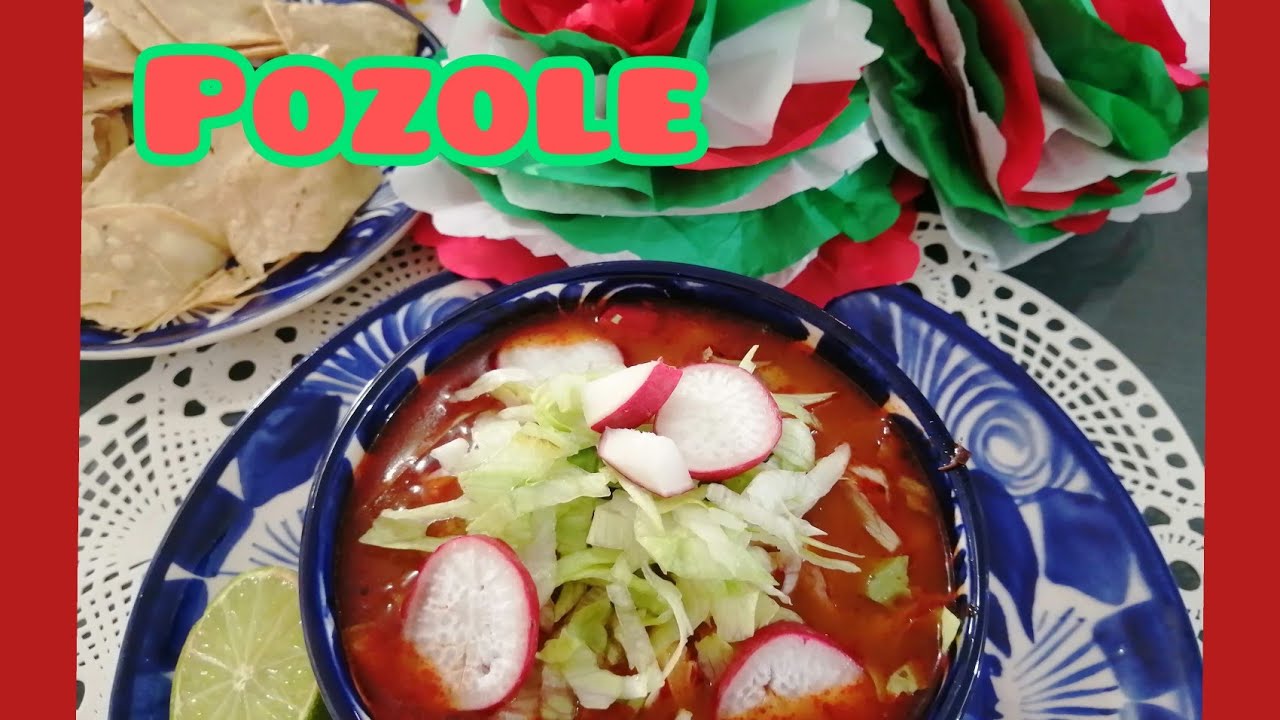POZOLE ROJO🔴 Fiestas Patrias Mexicanas 🇲🇽 - YouTube