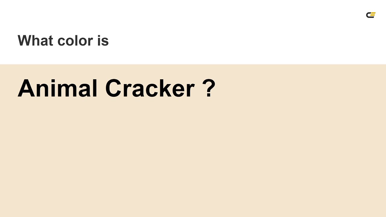 Animal Cracker color #f4e6ce hex Cool Yellow color f4e6ce - YouTube
