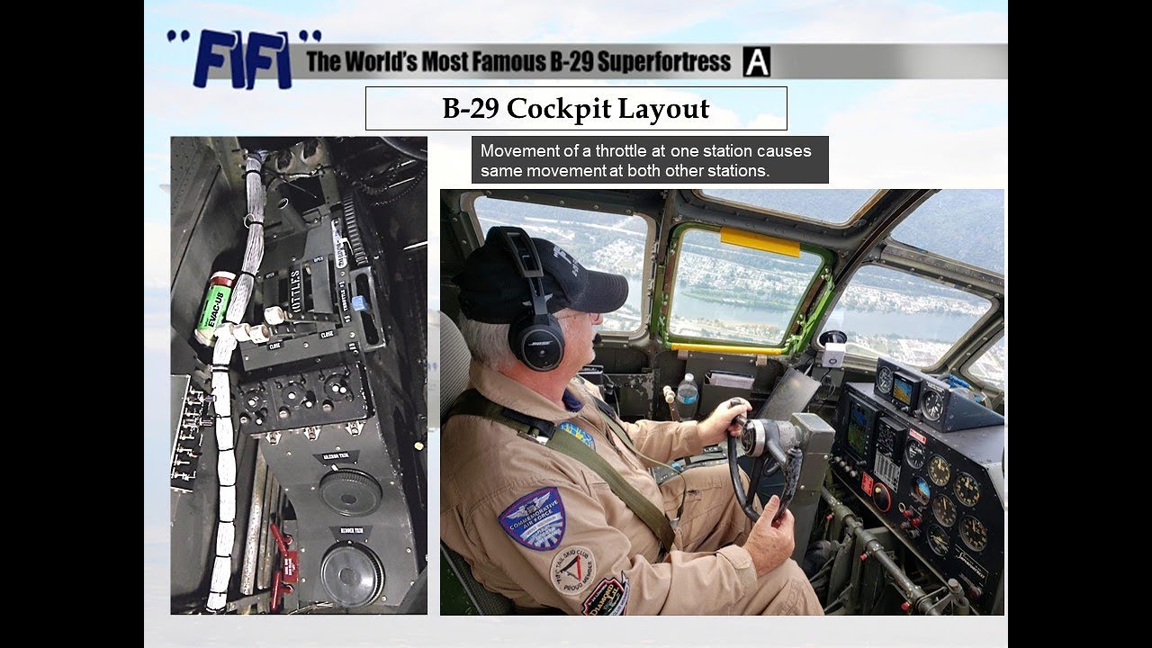 B-29 Superfortress FIFI Aircraft Commander Checkout Experience - YouTube