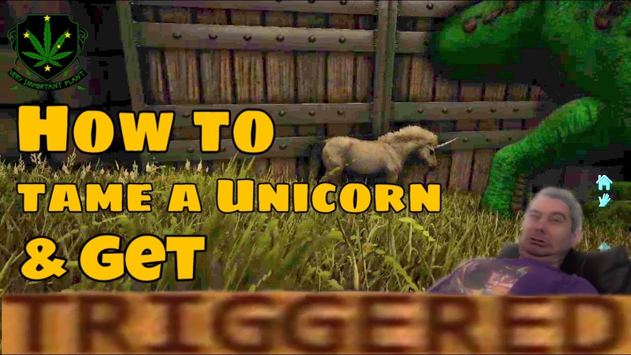 How to tame a Unicorn & get triggered on Ark : Survival Evolved - YouTube